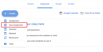 ¿Cómo crear un cuestionario desde Classroom? – DTI Anáhuac Mayab