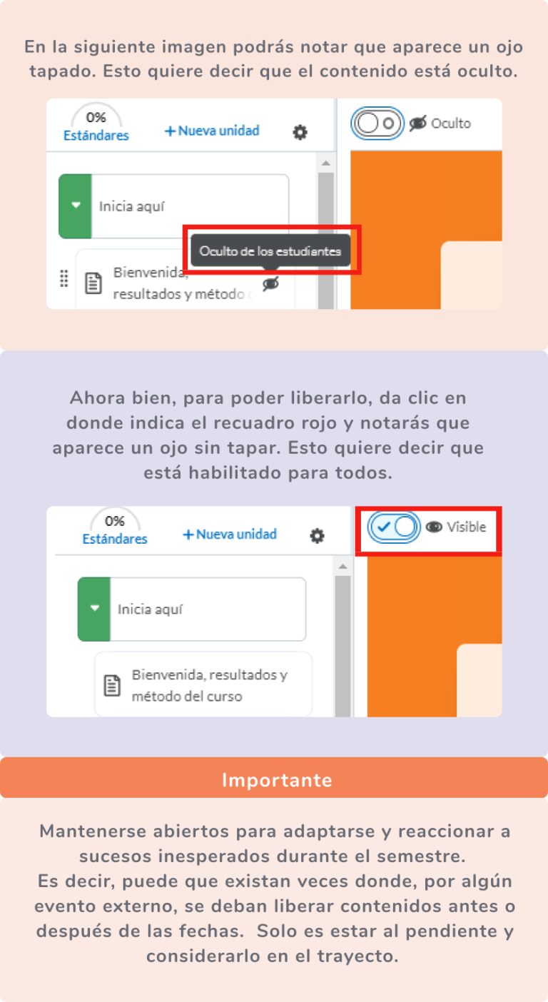 ¿Cómo liberar contenido en Brightspace? – DTI Anáhuac Mayab
